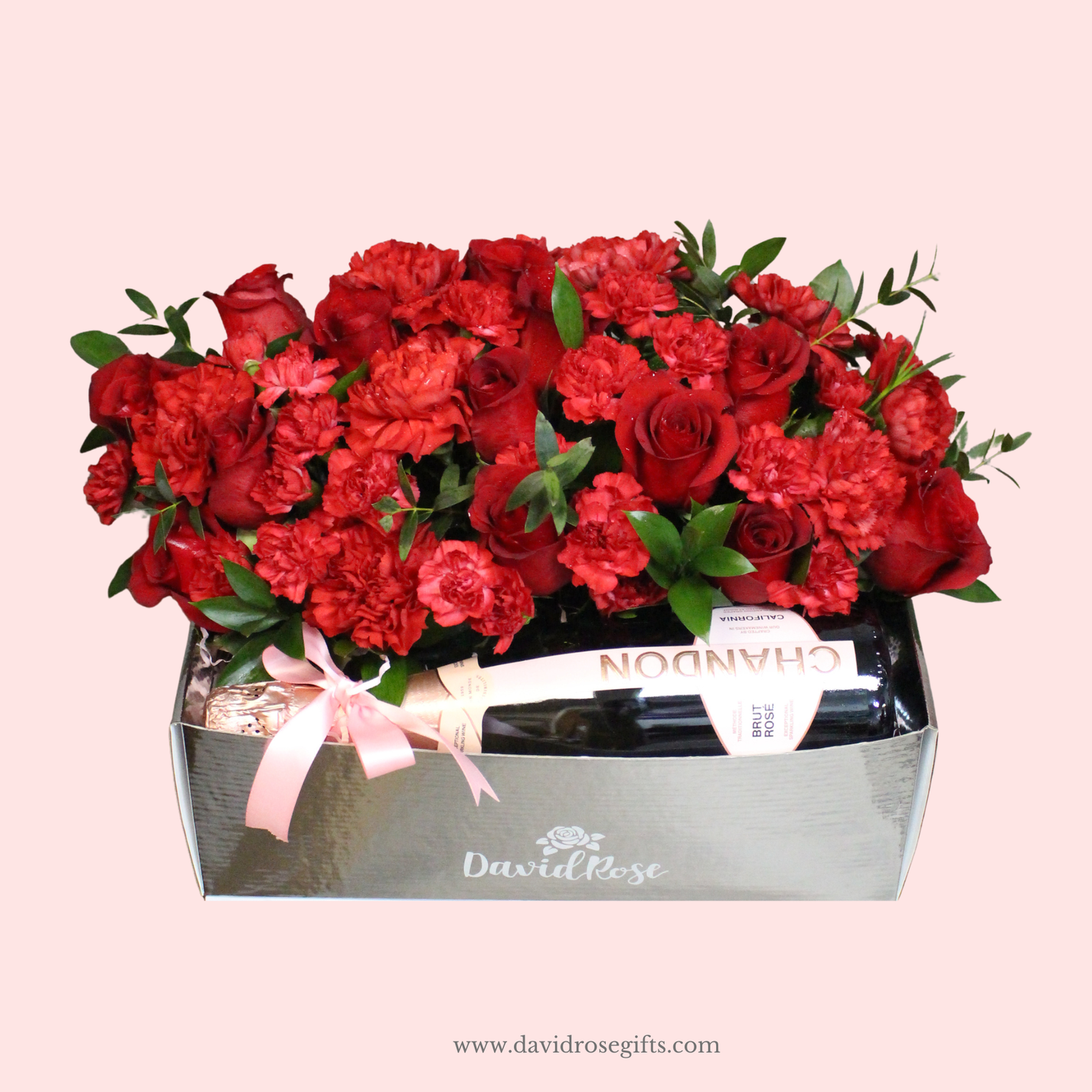 Valentine’s Day Flowers Delivery | Red Roses Box – David Rose Gifts ...